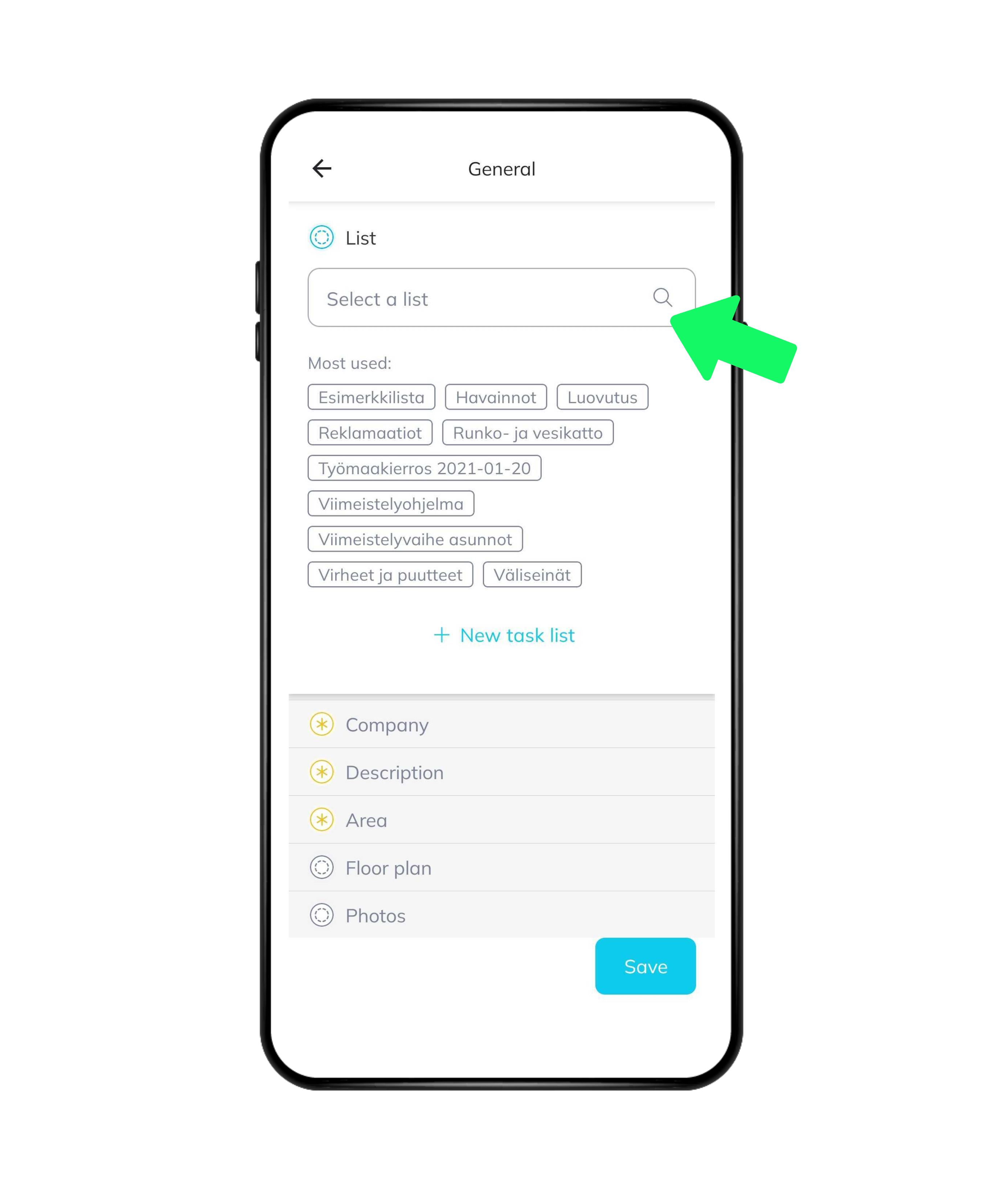 Task note - how to record notes – Congrid knowledgebase