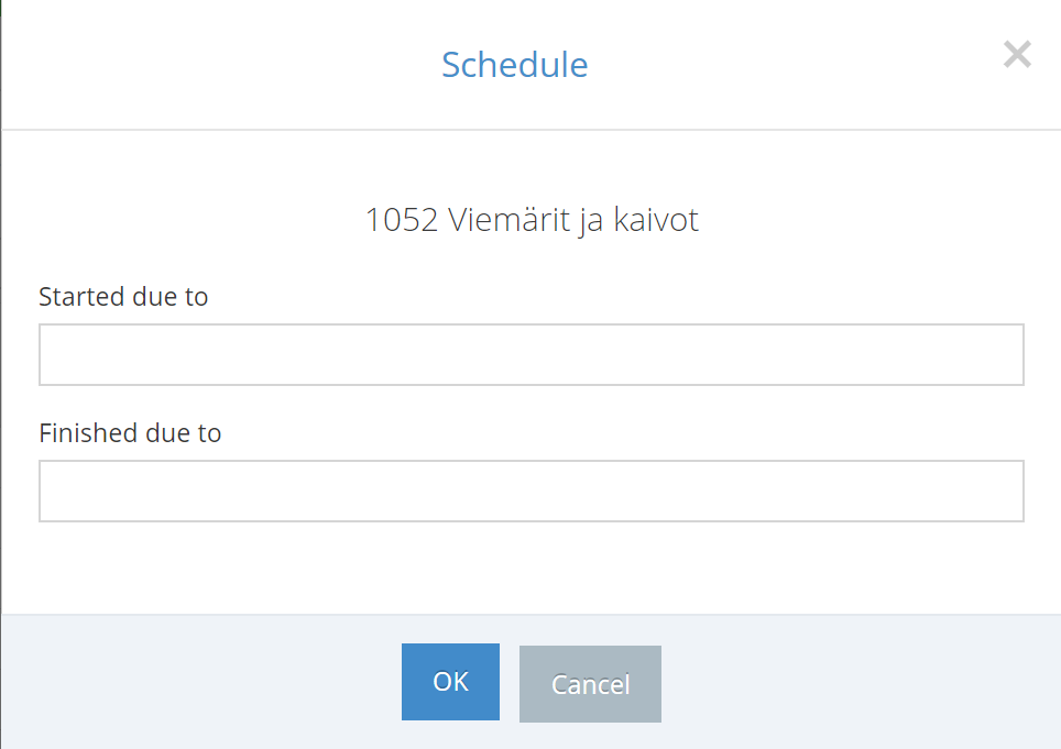 Work Section - Schedule – Congrid knowledgebase