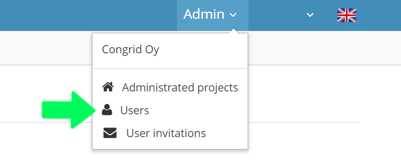Company admin level roles - activating user rights – Congrid knowledgebase